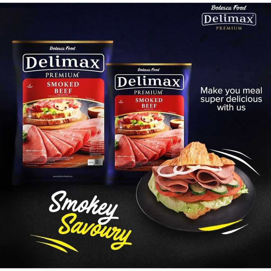 Jual DELIMAX Smoked Beef (Daging Sapi Asap) 500gr | Shopee Indonesia