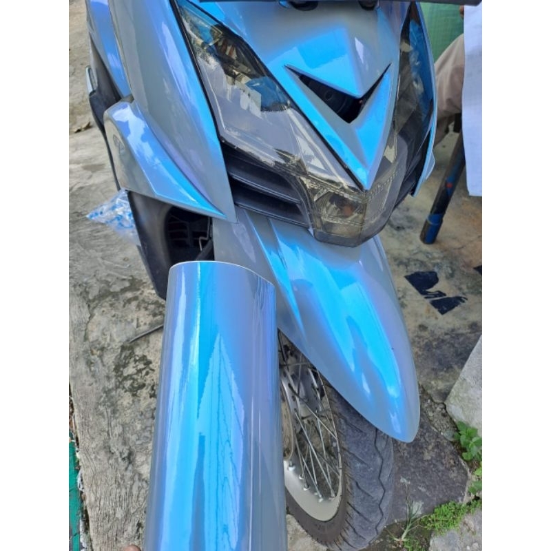 Jual Skotlet Warna Moonlight Blue Stiker Hitam Lembayung Biru Metalik ...