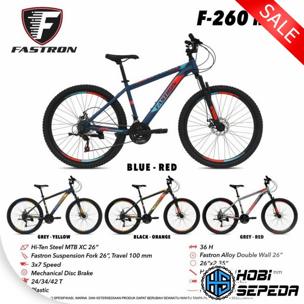 Jual Sepeda Gunung Fastron F260 MX MTB 26 inch By PACIFIC | Shopee ...
