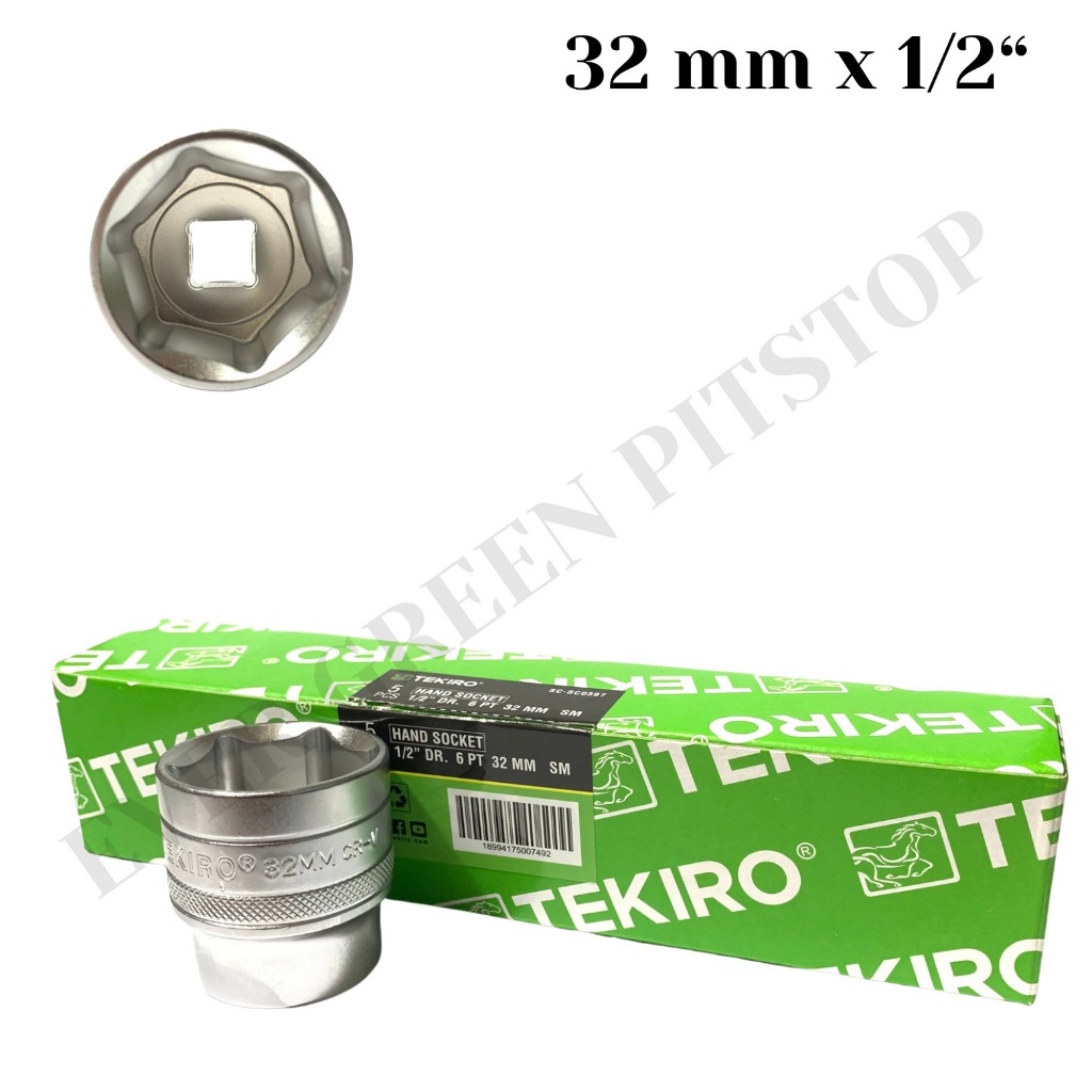 Jual TEKIRO MATA KUNCI SOK 32 mm 6PT 1/2 inch Mata Shock 32mm Mata ...