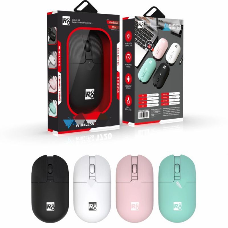 Jual MOUSE WIRELESS RECHARGER R8 1719 ORIGINAL RESMI | Shopee Indonesia