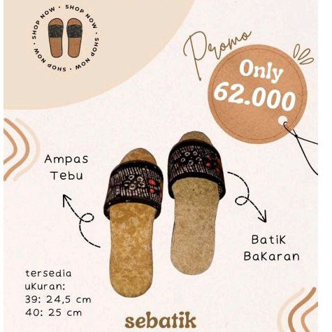 Jual SEBATIK (Sandal Batik) | Shopee Indonesia