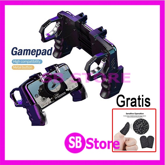 Jual GamePad PUBG FF K21 Game Controllers K21 K 21 Stik Game Kontrol ...
