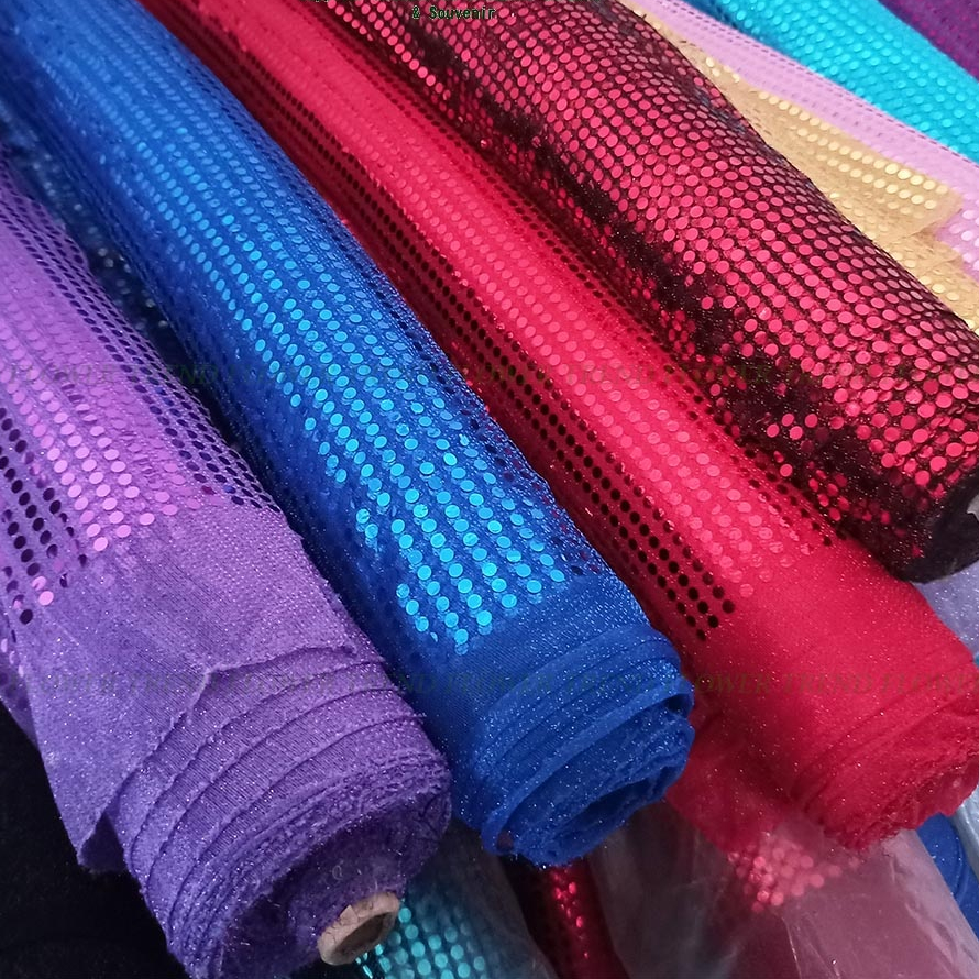 Jual kain dekorasi payet mata ikan lamboci ramboci | kain bling party ...
