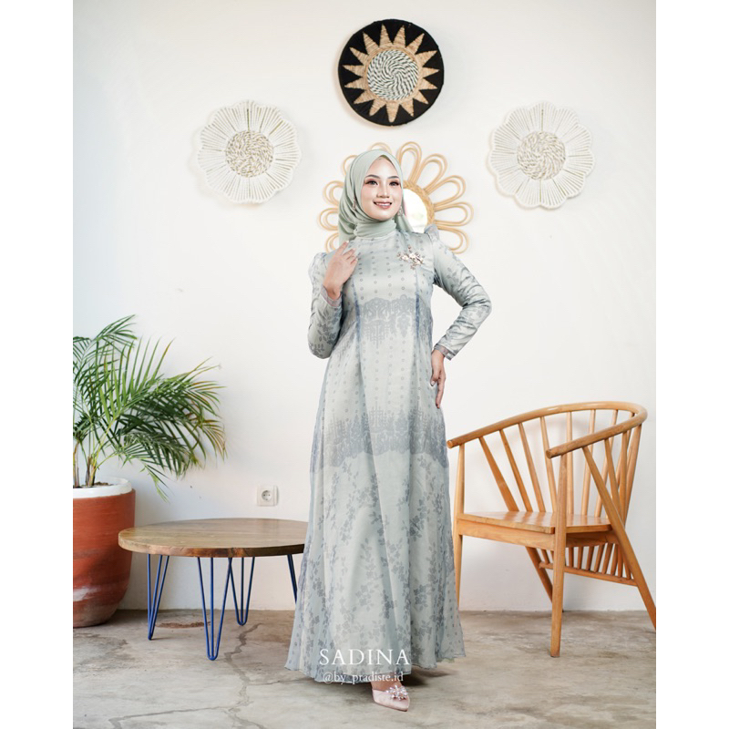 Jual SADINA DRESS Bridesmaid Dress Lamaran Kondangan Organza | Shopee ...
