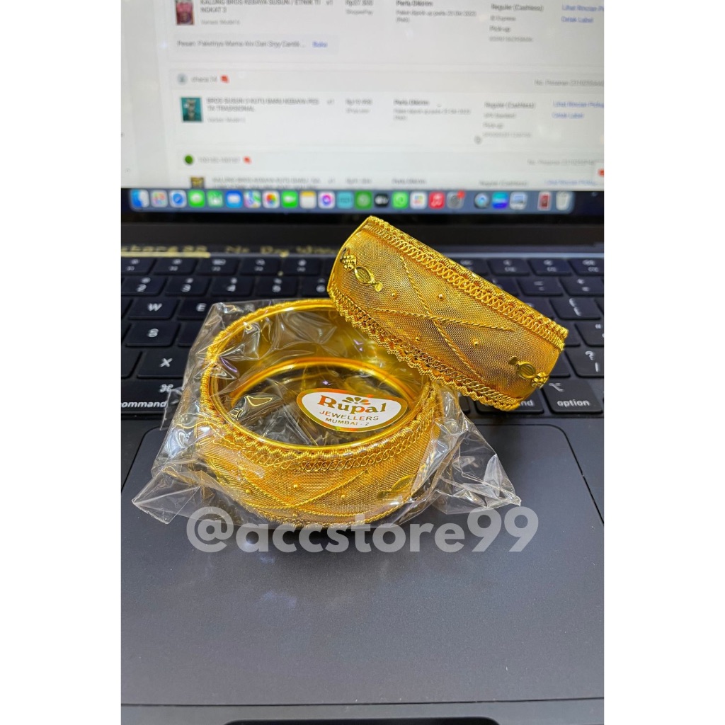 Jual GELANG BUGIS INDIA MUMBAI DUBAI PENGANTIN / PESTA | Shopee Indonesia