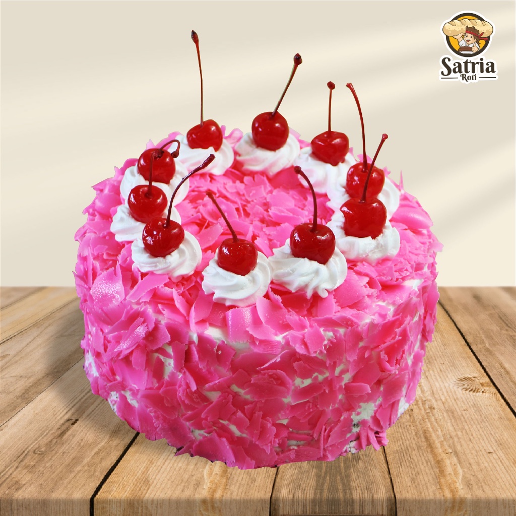 Jual Pink Forest Cake / Birthday Cake / Kue Ulang Tahun (GRAB/GOJEK ...