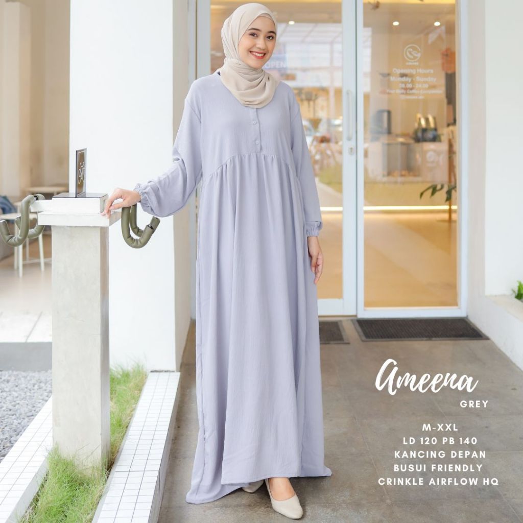 Jual Gamis Putih Jumbo Atasan Dress Wanita LD 120 Muat Bb 80-90 Bahan ...