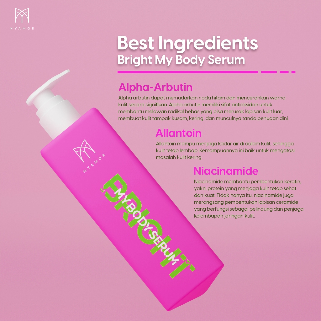 Jual MORLAB - Myamor Bright My Body Serum | Shopee Indonesia