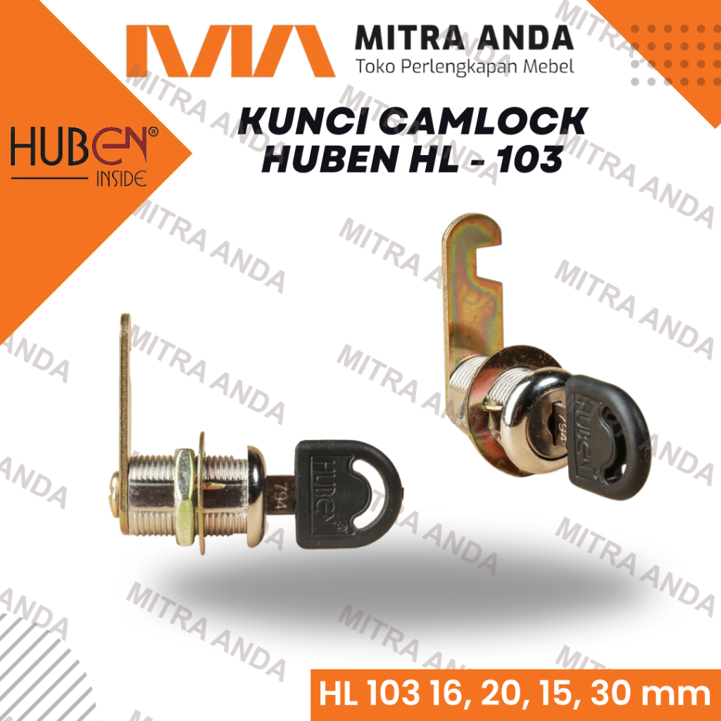 Jual Huben Kunci Loker Besi Kait | CamLock | Locker | Lemari - HL 103 | Shopee Indonesia