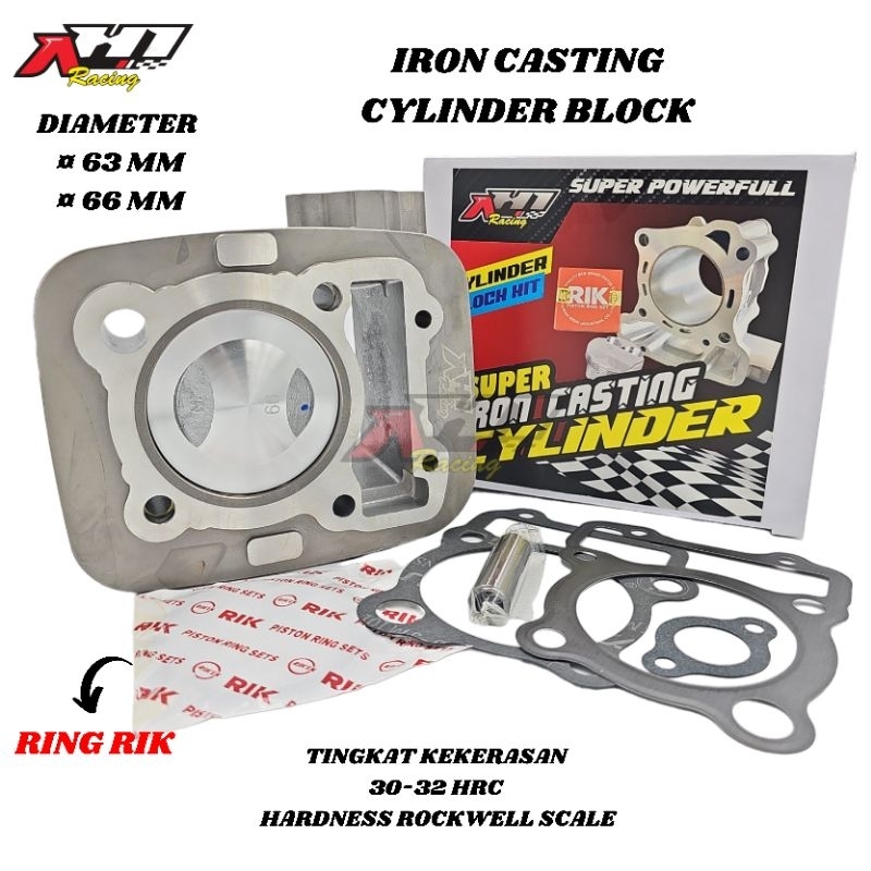 Jual BORING BLOCK BLOK SEHER KLX 150 DTRACKER 150 KLX150 BORE UP AH1 ...
