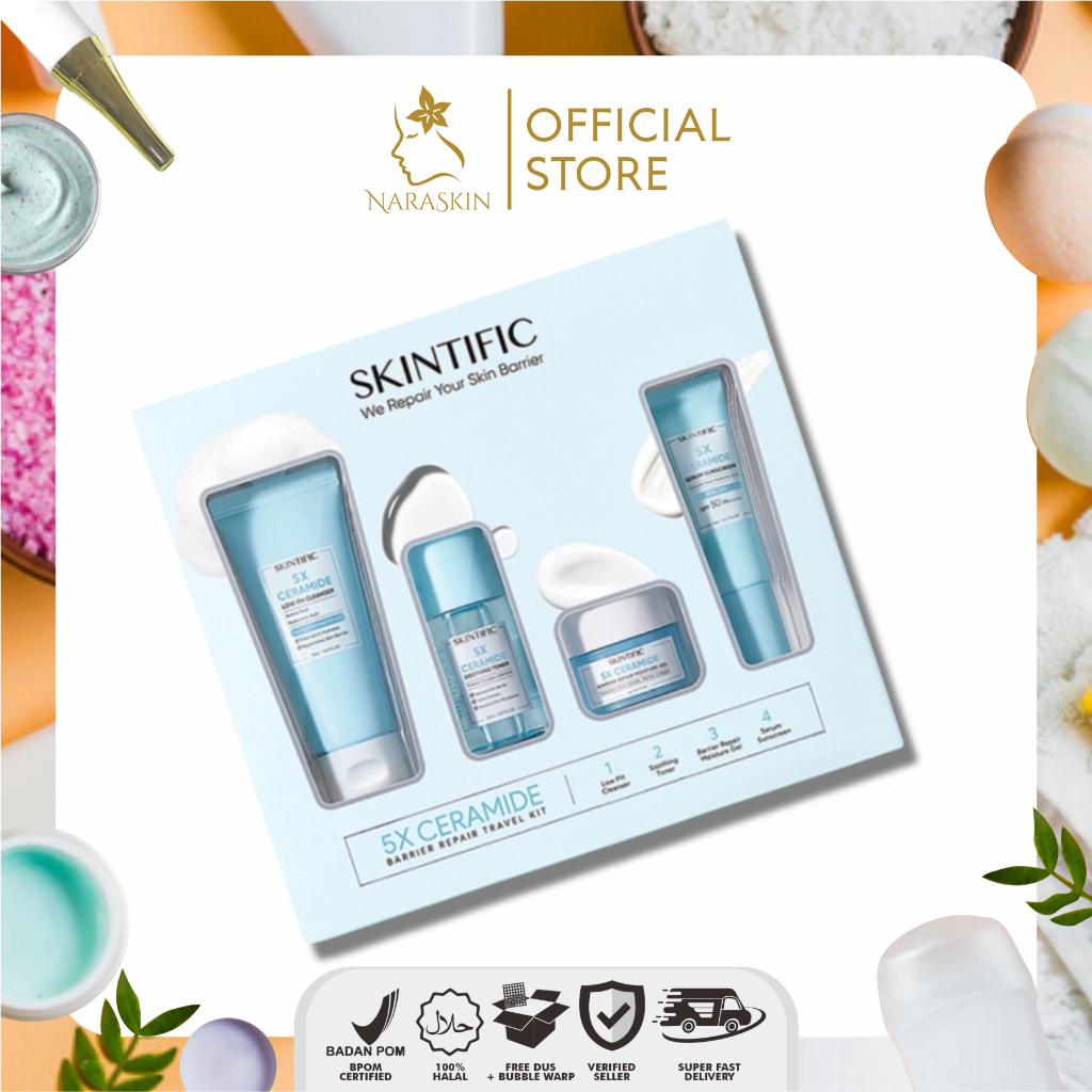 Jual Skintific 5X Ceramide Barrier Repair Travel Kit - Moisturizer ...
