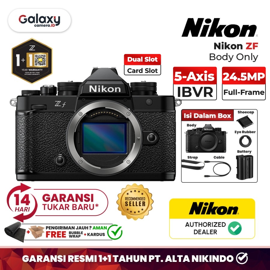 Jual Nikon ZF Body Only BO Kamera Mirrorless Z F Camera ZF Garansi ...
