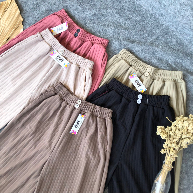 Jual KULOT KNIT HORNET KANCING | Shopee Indonesia