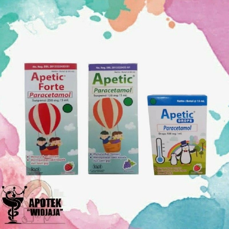 Jual apetic syrup sirup syr drop 15ml 15 ml forte 60ml 60 ml suspensi ...