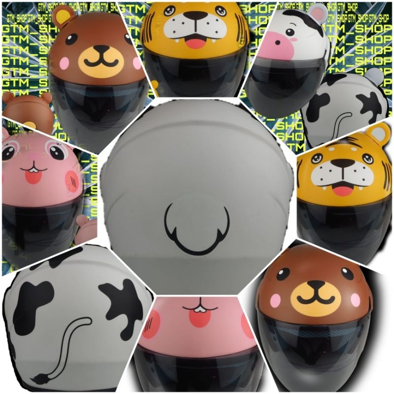 Jual helm anak motif hewan lucu | Shopee Indonesia
