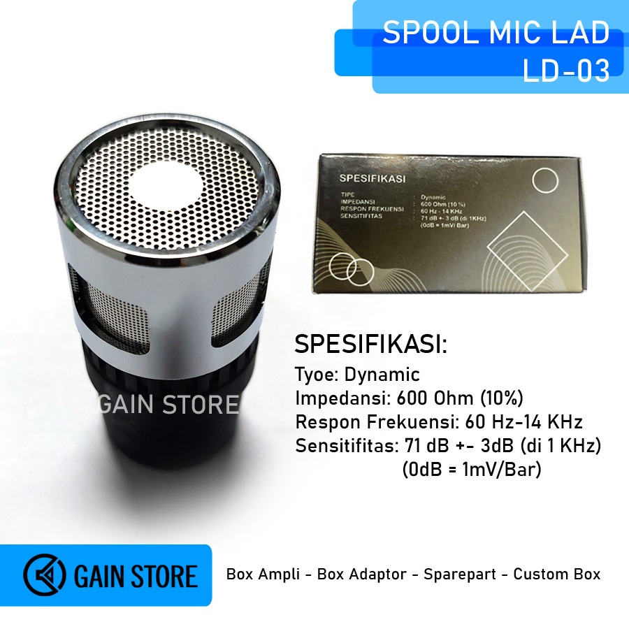 Jual Spul Spool Mic LAD LD 03 Microphone LAD Original | Shopee Indonesia