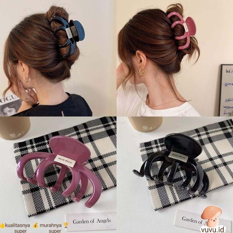 Jual Jellyfish Korean HairClaw / Jepit Rambut Korea/ Jepitan Model ...