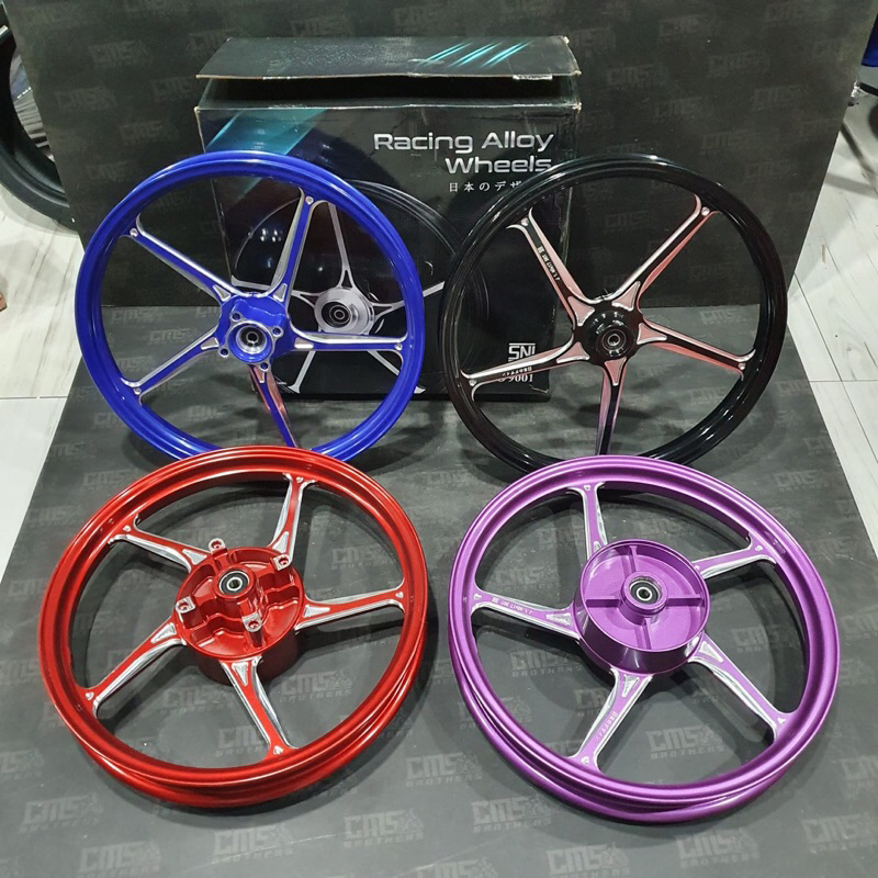 Jual Velg Velek Racing CNC 511 P5 R17 Honda Supra Sonic GTR 150 ...
