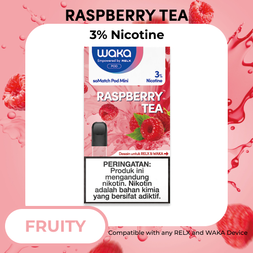 Jual WAKA Pod soMatch Mini - Raspberry Tea (Isi 1 Pod) | Shopee Indonesia