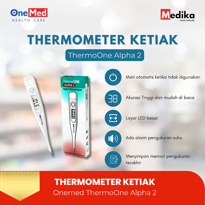 Jual ThermoOne Alpha2 Termometer Digital Onemed Alpha2 Thermo One Alpha ...