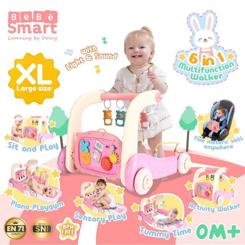 Jual Push Walker 6 in 1 By Bebe Smart | Shopee Indonesia