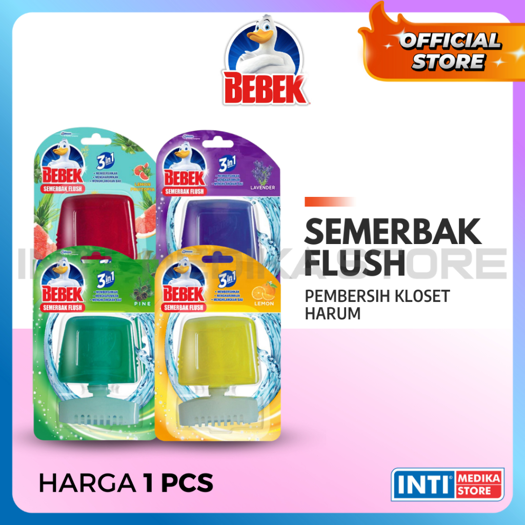 Jual BEBEK - SEMERBAK FLUSH Closet | Pembersih Kloset Toilet WC ...