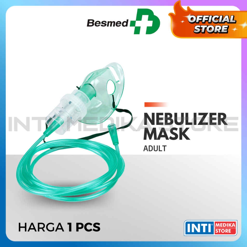 Jual BESMED - Nebulizer Mask Dewasa / Masker Nebulizer Dewasa / Nebu ...