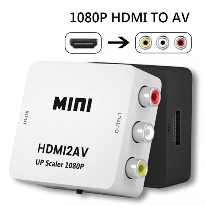 Jual Mini Box HDMI2AV / HDMI TO AV RCA Converter Adaptor / Mini HDMI2AV ...