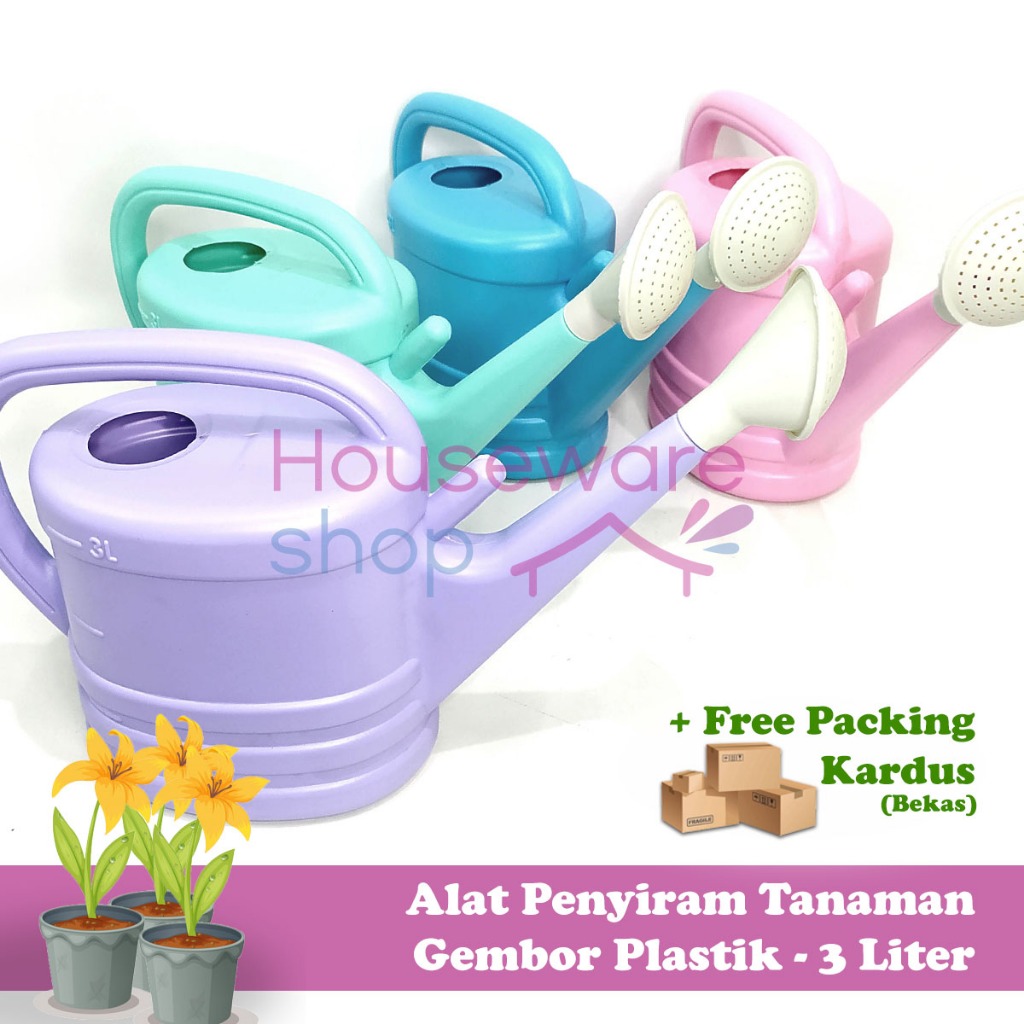 Jual Gembor Air Penyiram Tanaman 3 Liter / Alat Siram Tanaman Pot ...