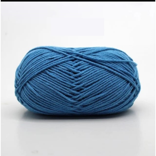 Jual Benang Rajut Milk Catton 5Ply 1-50 Warna /Benang Rajut Katun Susu ...