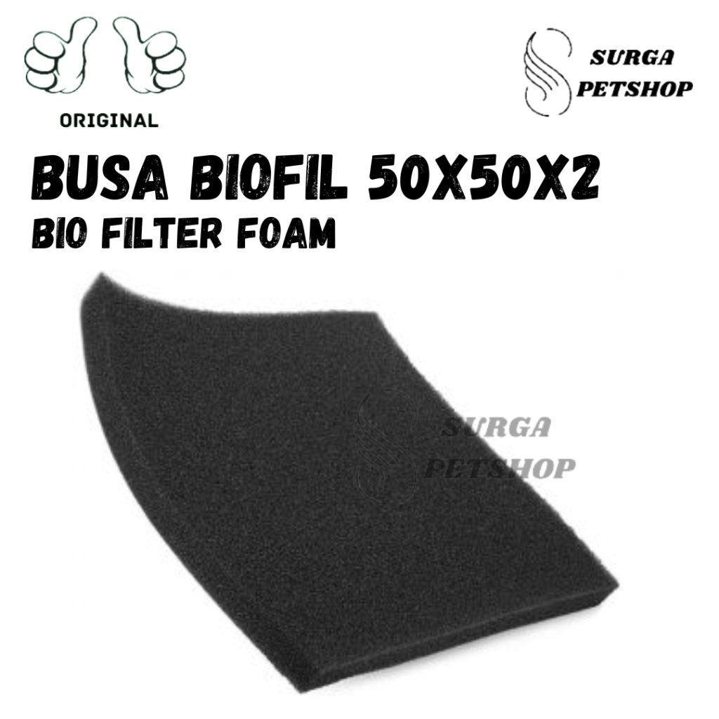 Jual Busa Biofill 50x50x2 cm Bio Media filter Biofil Penjernih Aquarium ...