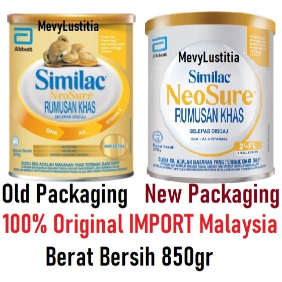 Jual MALAYSIA 850gr Susu Abbott Similac GOLD Neosure Neo Sure Baby ...