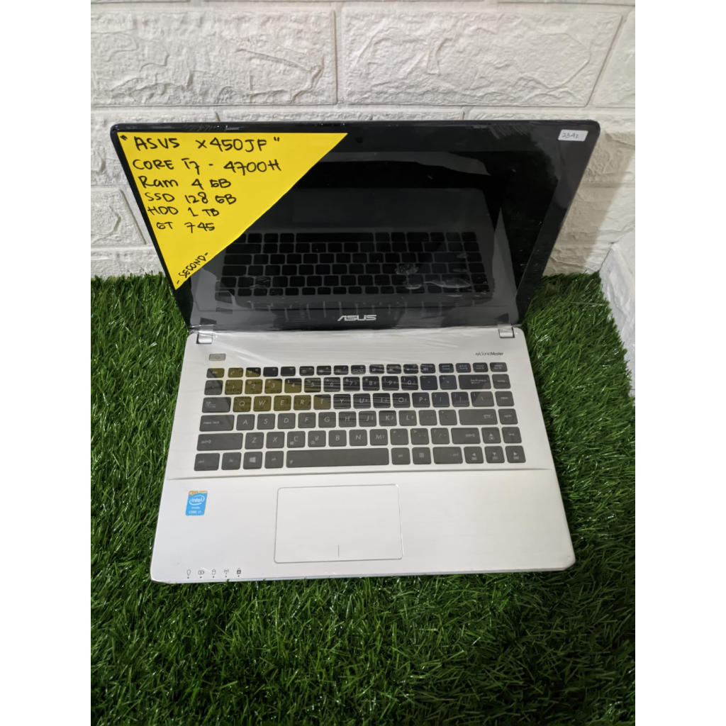 Jual ASUS X450JF CORE I7-4700H RAM 4GB SSD 128GB HDD 1TB GT 745 14 ...