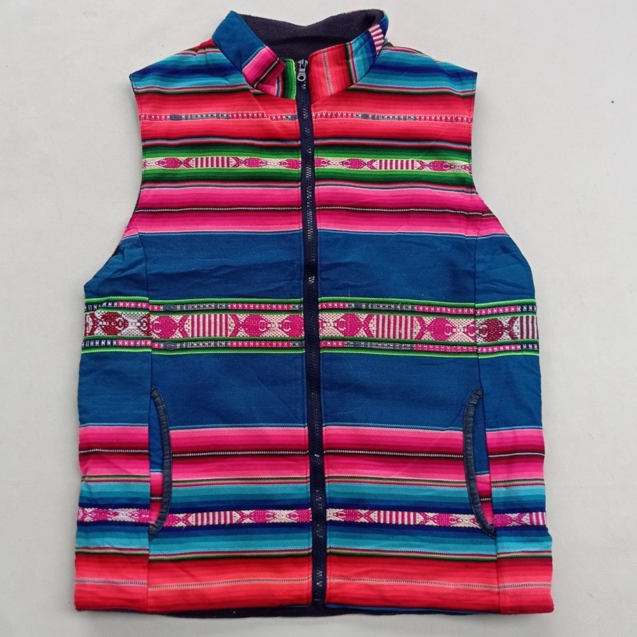 Jual rompi Yul japan peruvian blanket puffer vest inca aztec navajo ...