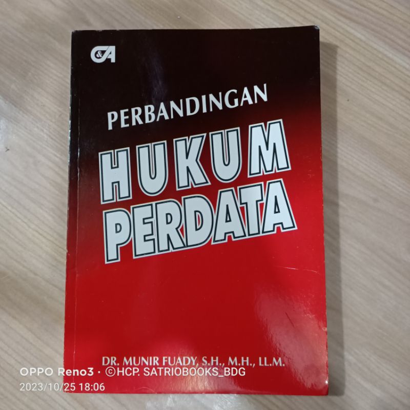 Jual PERBANDINGAN HUKUM PERDATA. MUNIR FUADY. SH. M.H. | Shopee Indonesia
