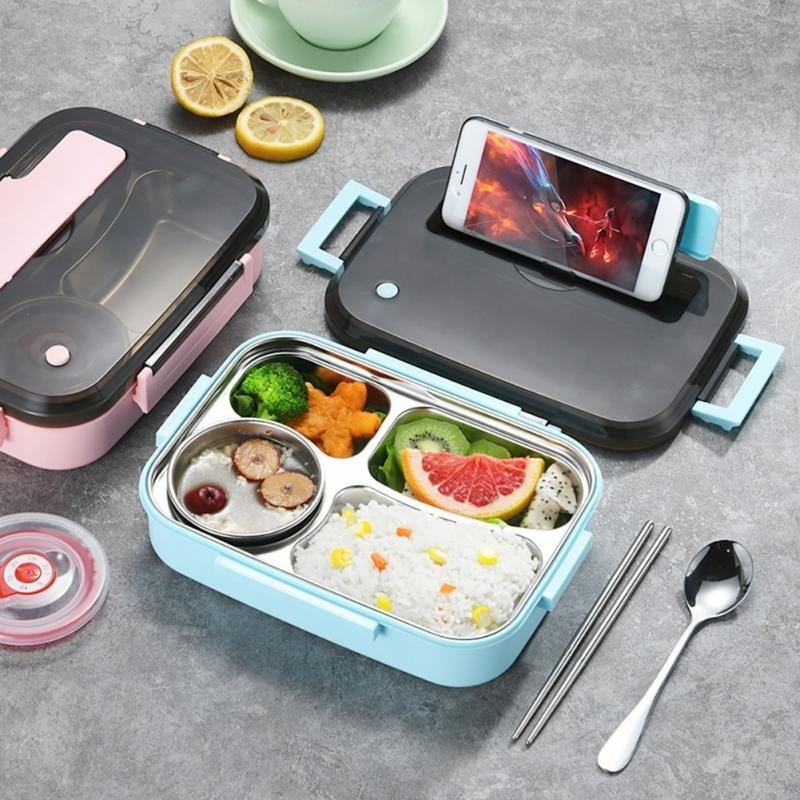 Jual Kotak Makan | Tempat Bekal Bento Lunch Box Stainless Steel ...