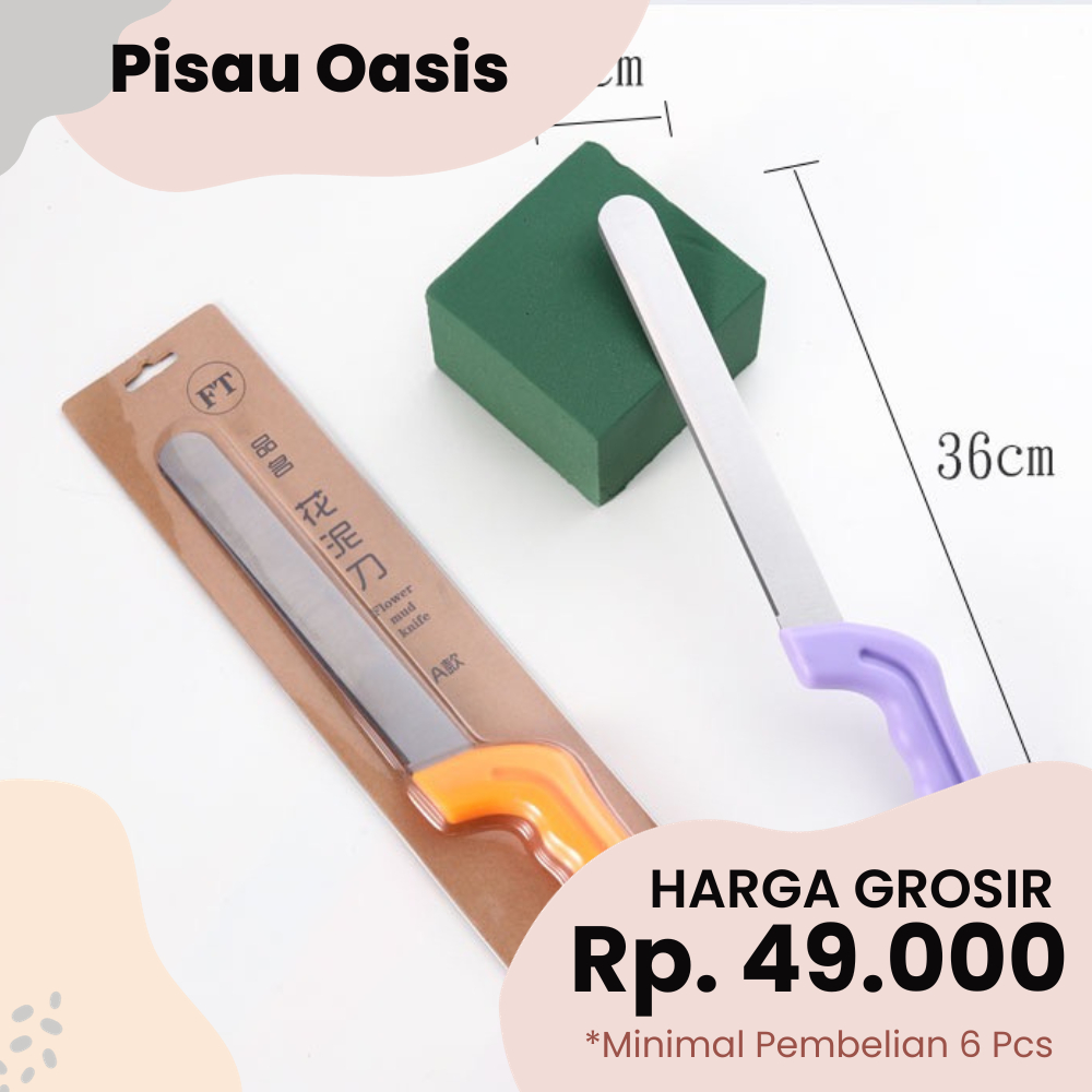 Jual BONG - PISAU OASIS FLORIST - Pisau potong Oasis - Pisau Potong ...