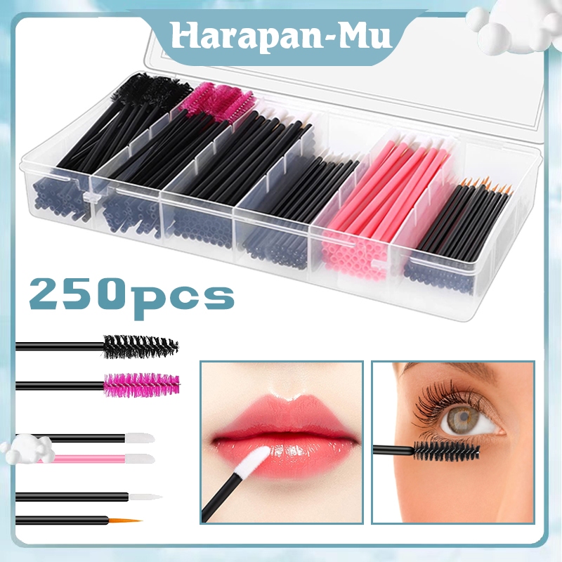 Jual 250 Pcs Kuas Bibir Sekali Pakai Mascara Wand Brush Applicator ... Jual 250 Pcs Kuas Bibir Sekali Pakai Mascara Wand Brush Applicator ...