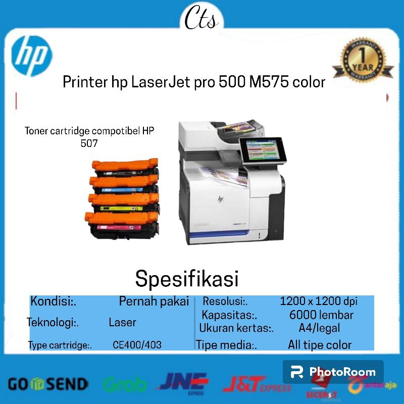 Jual printer hp LaserJet pro 500 color m575 multifungsi | Shopee Indonesia