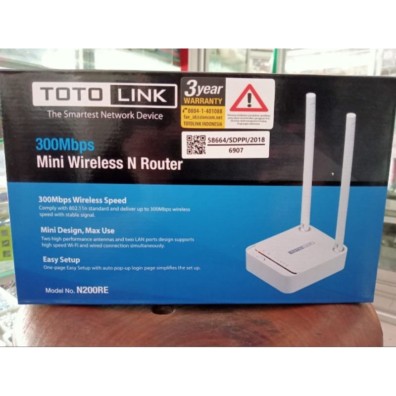 Jual TOTOLINK N200RE V3.0 300Mbps Wireless N Router | Shopee Indonesia