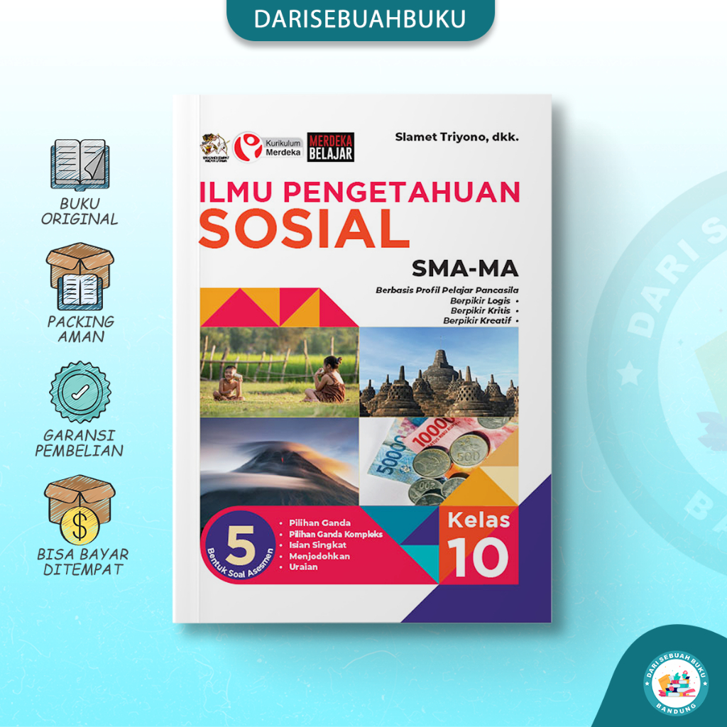 Jual Buku ILMU PENGETAHUAN SOSIAL (IPS) SMA/MA Kelas 10 - SEWU - Kurikulum MERDEKA - Buku Paket ...
