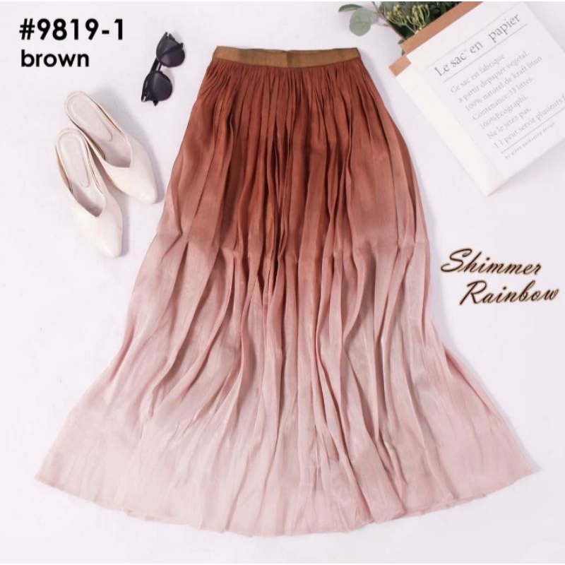 Jual ROK SHIMMER PANJANG IMPORT TERBARU | Shopee Indonesia