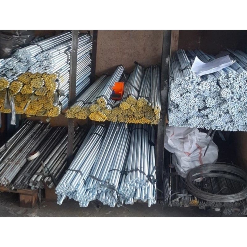 Jual as drat galvanis M12 / longdrat M12 x 1meter | Shopee Indonesia