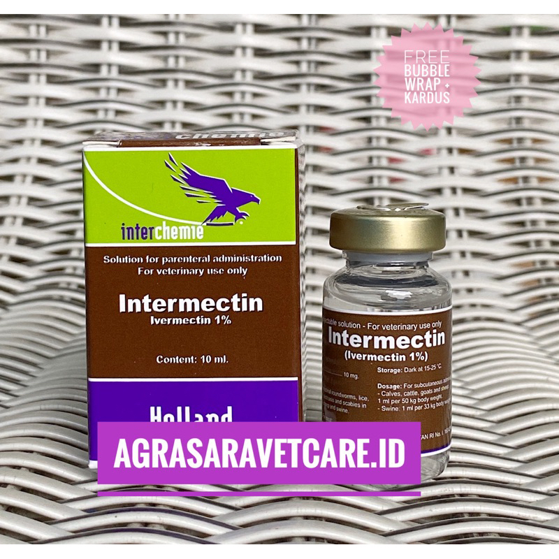 Jual INTERMECTIN 50 ml injeksi - Obat Cacing Parasit | Shopee Indonesia
