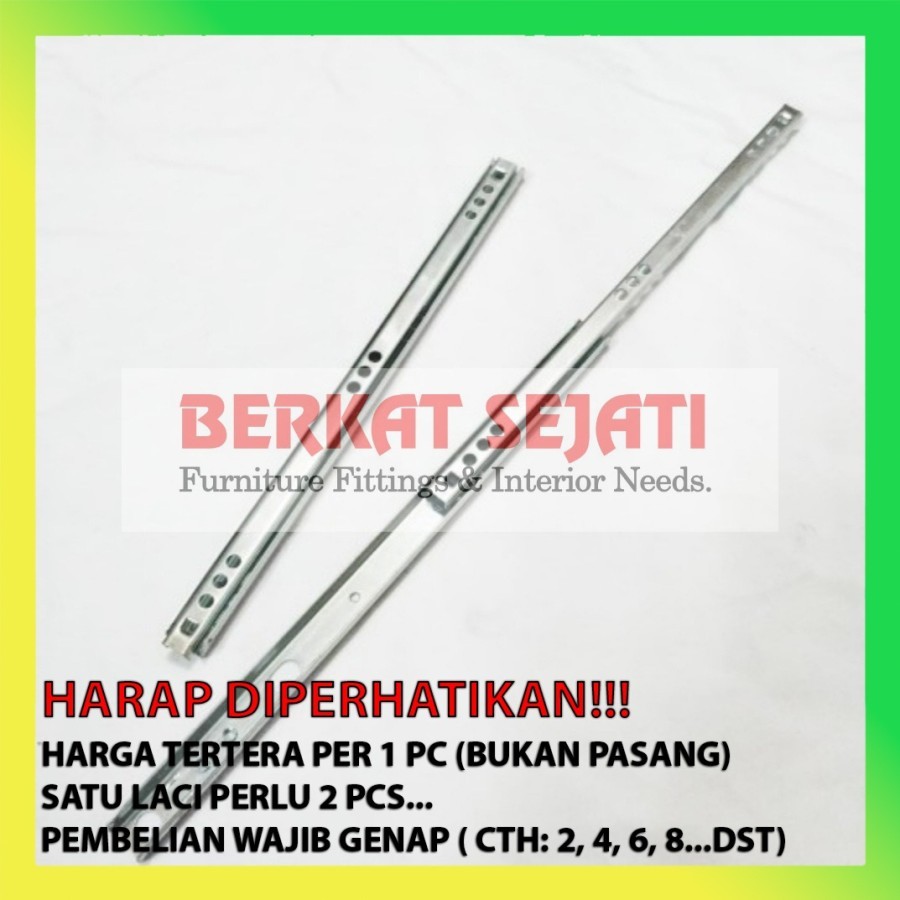 Jual Rel Laci MiNi Slide 310mm / 31cm MiNiSlide HUBEN Single Track ...