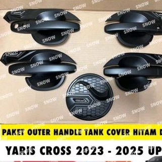 Jual Paket Outer Handle Tank Cover Toyota Yaris Cross Hitam Doff ...