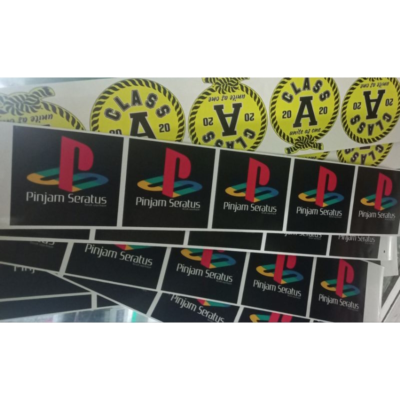 Jual sticker viral pinjam seratus | Shopee Indonesia