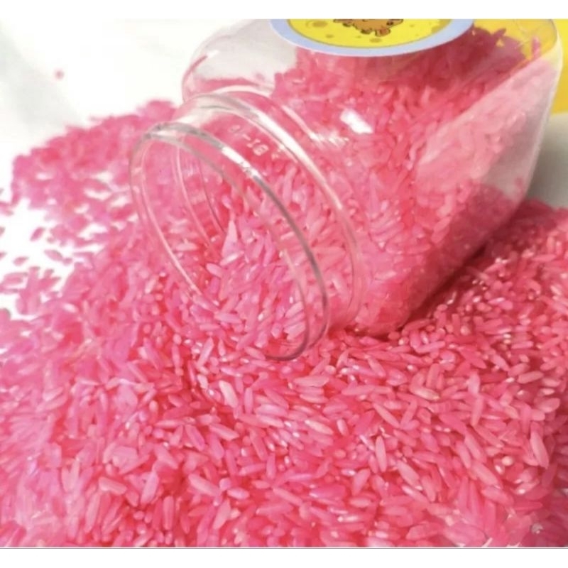 Jual beras warna warni 100gram sanding rice beras berwarna sensory play ...
