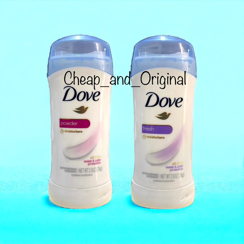 Jual Dove Antiperspirant Deodorant Stick 74g Original Clean / Powder ...